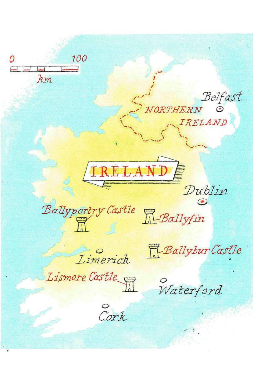 Best Castles In Ireland Map - United States Map